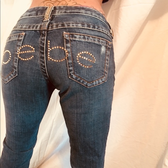 bebe | Jeans | Bebe Jeansdistressed Boot Cut Size 27 | Poshmark